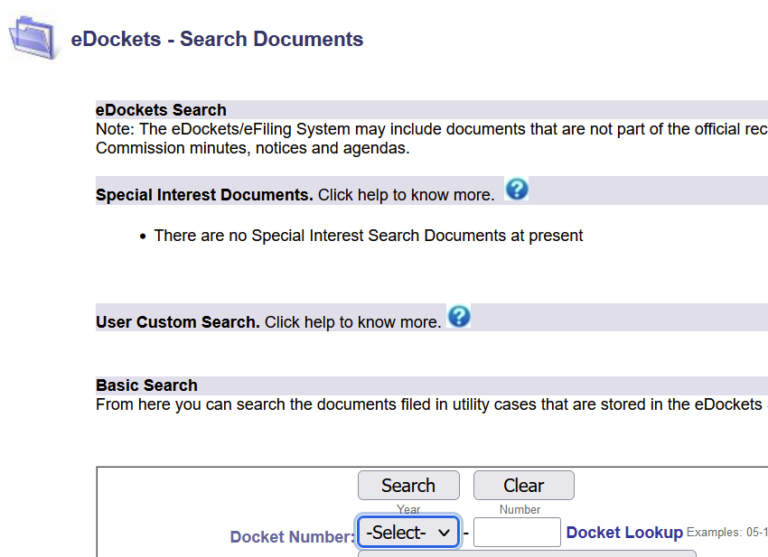 Legalectric » Blog Archive » MN PUC – How To eDockets